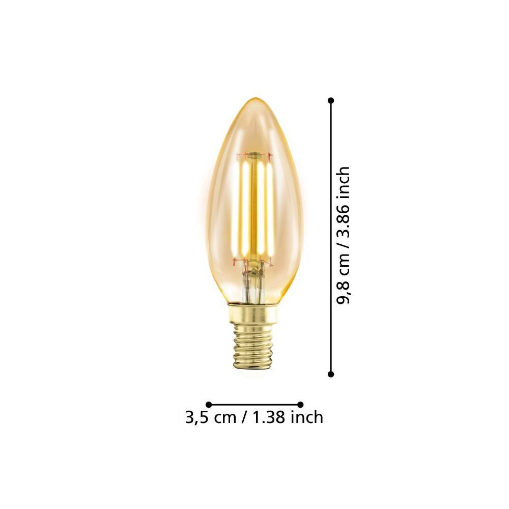 Bec LED E14 4W 1700K 110069 | Eglo Romania