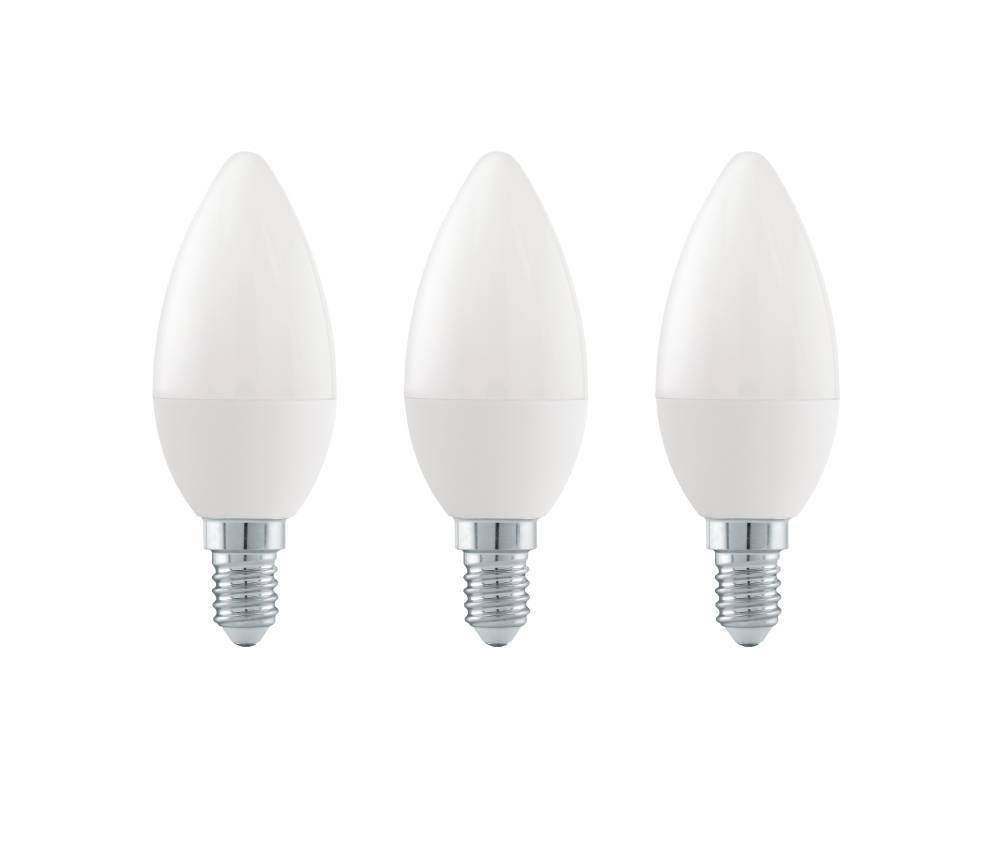 Set 3 becuri LED E14 3X4W 4000K 10711 | Eglo Romania